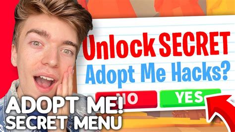 Secret Adopt Me Menu New Settings And Hacks In Adopt Me