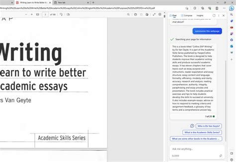 how to summarize a pdf in bing chat [free and easy]