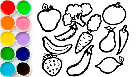 Las Frutas Aprende A Dibujar Y Colorear Las Frutas