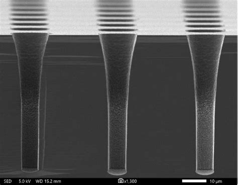 tsv wafers through silicon via okmetic