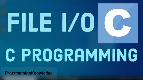 C Programming Tutorial For Beginners 28 C File I O Create Open