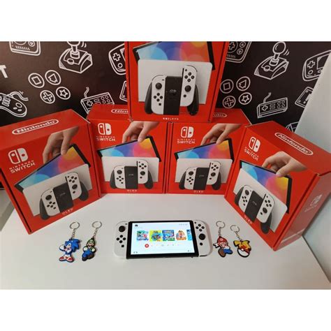 Nintendo Switch Oled Branco Desbloqueado 128 256 512GB JOGOS A Sua