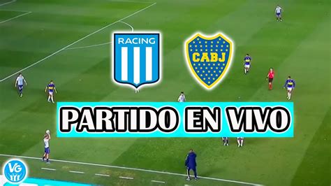 RACING Vs BOCA JUNIORS En Vivo