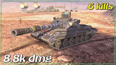 Carro 45t Glitch 6 Frags 8 8k Dmg WoT Blitz YouTube