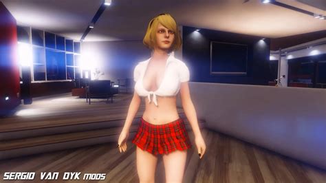 Ashley Graham School Resident Evil Remake Add On V Gta Mod