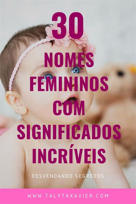Desvendando Segredos Talyta Xavier 30 NOMES FEMININOS