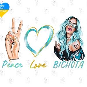 Craft Supplies Tools Bichota Heart Karol G Png Sublimation Designs