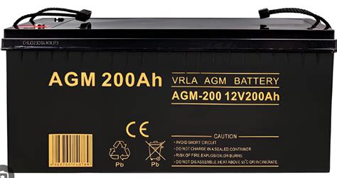 Акумулятори 12 В Volt Polska AGM 12 V 200 Ah VRLA Акумулятори для ДБЖ