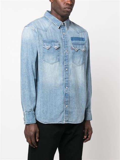 Levi S Button Up Denim Shirt Farfetch