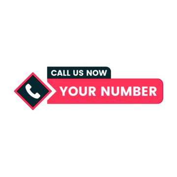 Call Us Now Button Phone Number With Icon Vector Call Us Call Call