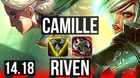 Camille Vs Riven Top Winrate Godlike Na Master