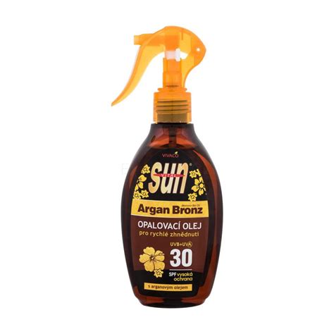 Vivaco Sun Argan Bronz Suntan Oil SPF30 Opalovací přípravek na tělo 200