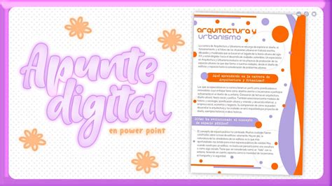 Apunte Bonito Digital en Power Point Fácil y rápido Notas de