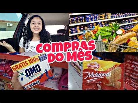 VLOG COMPRAS DO MES NO MERCADO ATACADISTA JOICE MARCELINO YouTube