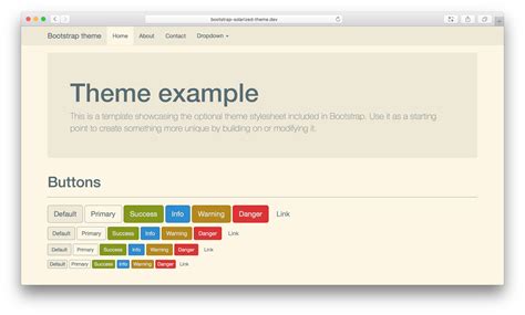 Bootstrap Solarized Theme