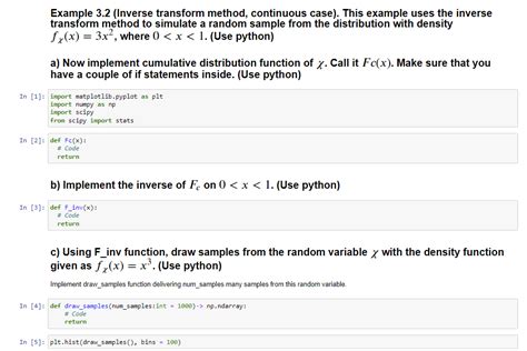 solved example 3 2 inverse transform method continuous