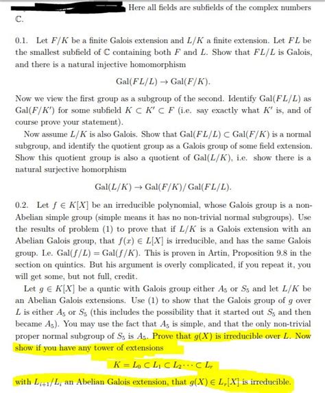 solved here all fields are subfields of the complex numbers