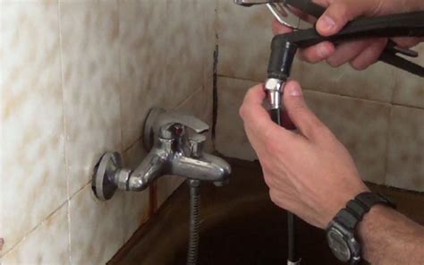 Cambiar El Grifo De La Ducha En Pasos Cadena