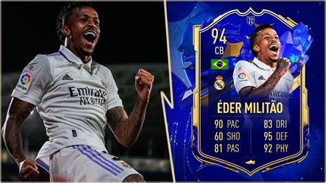 MEJOR QUE LUCIO WC EDER MILITAO 94 TOTY REVIEW FIFA 23 RUBHD