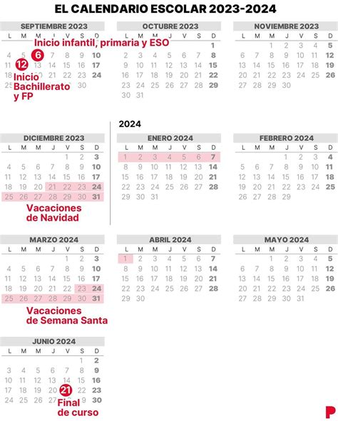 CALENDARIO ESCOLAR 2023 2024 CATALUÑA Calendario escolar 2023 2024