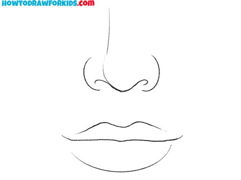 How To Draw Lips And Nose For Beginners Lipstutorial Org