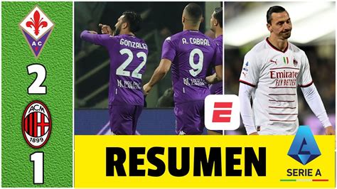 EL MILAN Cae Ante La FIORENTINA Y No Aprovecha La Derrota Del NAPOLI