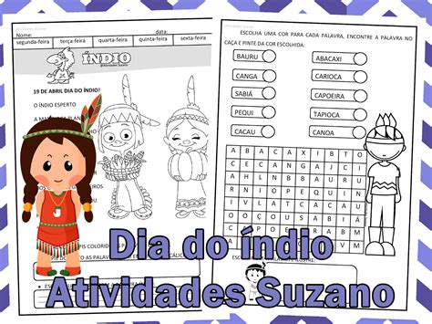 Atividades De Artes Sobre O Dia Do Indio REVOEDUCA
