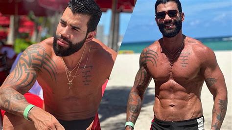 Gusttavo Lima destaca partes íntimas na sunga e agita a web Nossa