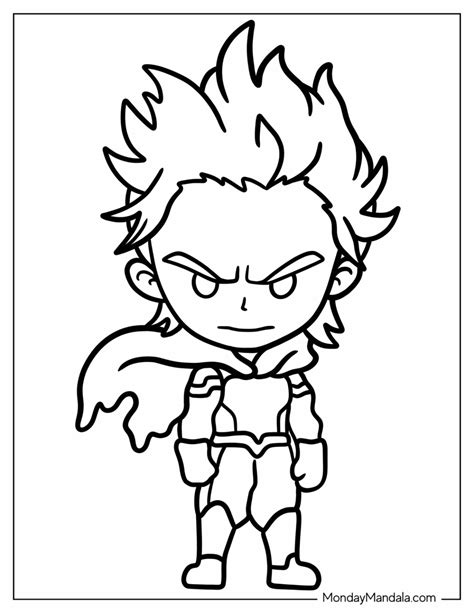 20 My Hero Academia Coloring Pages Free PDF Printables