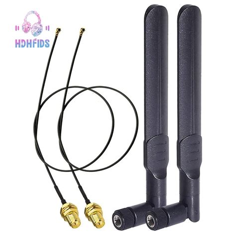5GHz 5 8GHz 8DBi RP SMA Macho Antena Dual Band WiFi 2 4GHz 20cm 8
