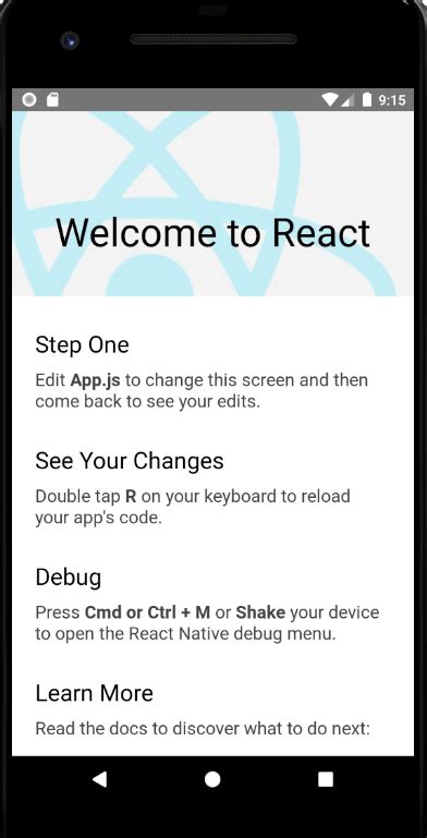 React Native Cli React Native App