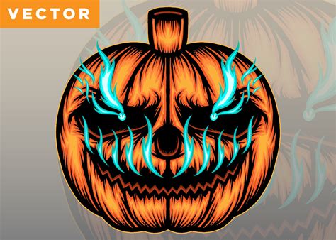 Scary Pumpkin Artwork Graphic By Wodexz Creative Fabrica