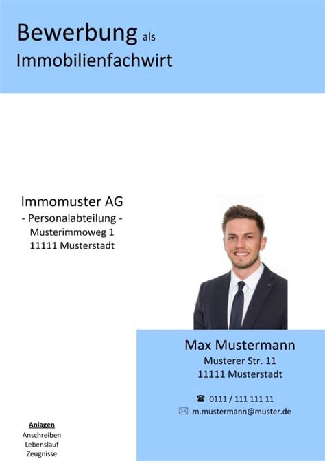 Bewerbung Deckblatt Muster Openoffice Couldy Dokumentvorlage