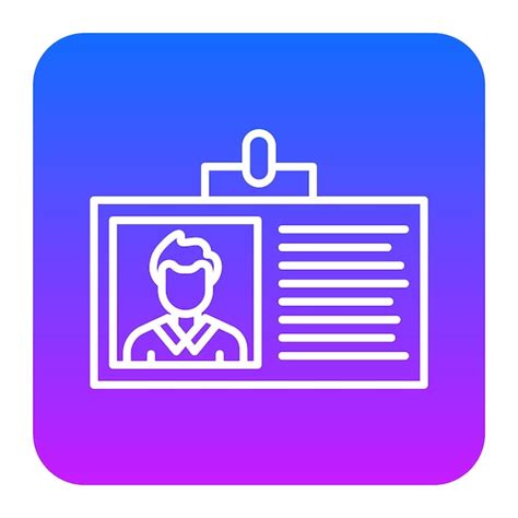 Premium Vector ID Card Vector Illustration