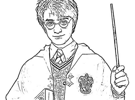Cara De Harry Potter Para Colorear Imprimir E Dibujar ColoringOnly