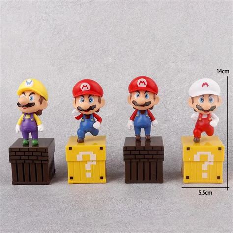 Figuras De Acci N De Super Mario Bros Para Ni Os Juguetes De Colecci N