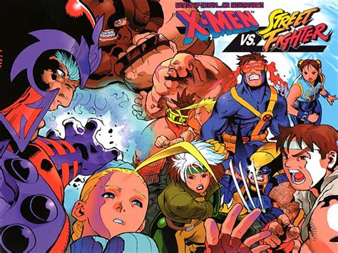 X Men Vs Street Fighter Street Fighter Magneto Ryu X Men Wolverine