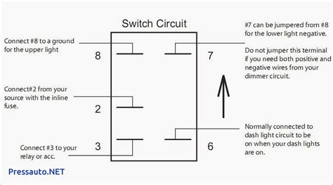 7 Pin Rocker Switch Wiring Diagram With Led Switch Rocker Wi