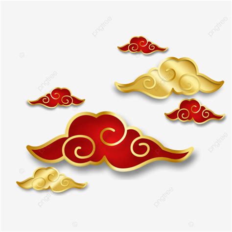 Chinese Clouds Vector For Happy Lunar New Year Chinese Cloud Lunar