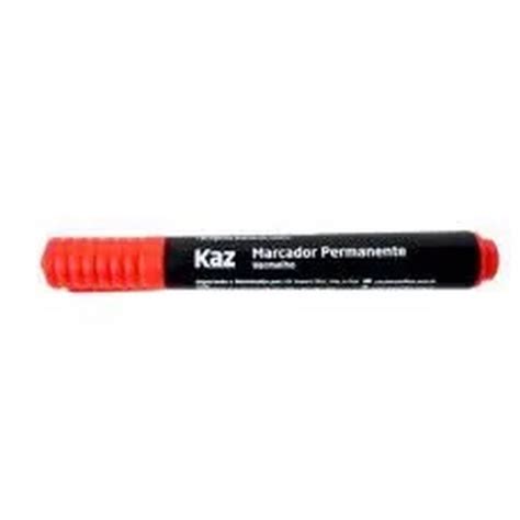 Marcador De Texto Permanente Vermelho KAZ Vencido Abril 2020