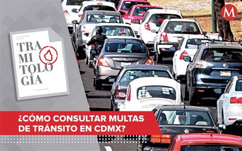 Multas de tránsito en CdMx consulta y pago en línea Grupo Milenio