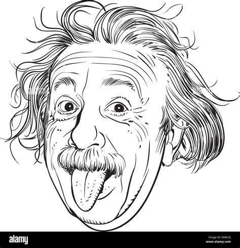 Portrait Of Albert Einstein Drawing Hi Res Stock Photography And Images