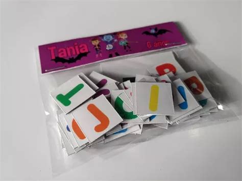 Abecedario Imantado X30 34 Piezas Regalo Souvenir Cumpleaños Envío gratis