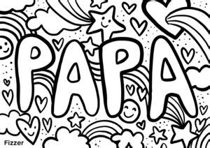 Gratuit Coloriages F Te Des P Res Pour Lui Faire Plaisir Fizzer