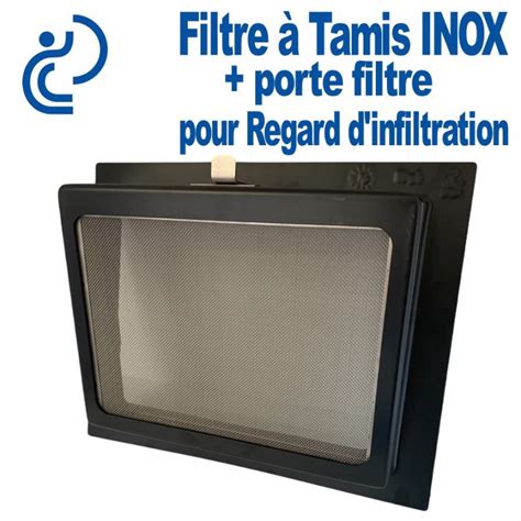 Filtre Tamis Inox Amovible MEAPURE Pour Cuve Ou Regard Infiltration