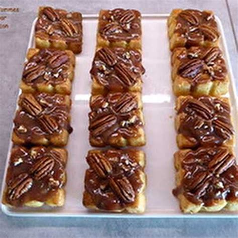 Des G Teaux Aux Pommes Sauce Carambar Et Noix De P Can De