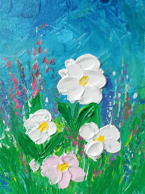 Spring Flowers Acrylic Painting Tutorial Best Flower Site