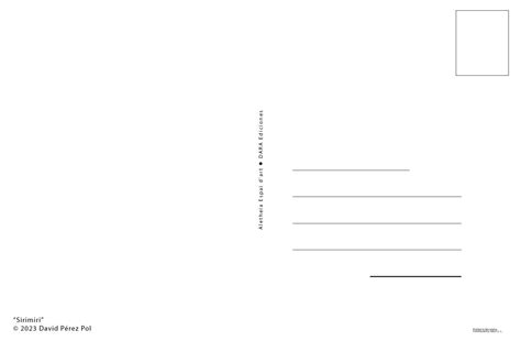 Sirimiri Poema Visual de David Pérez Pol