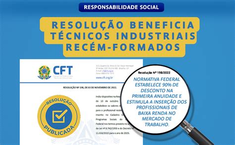 Resolução do CFT beneficia técnicos industriais recém formados CRT RN