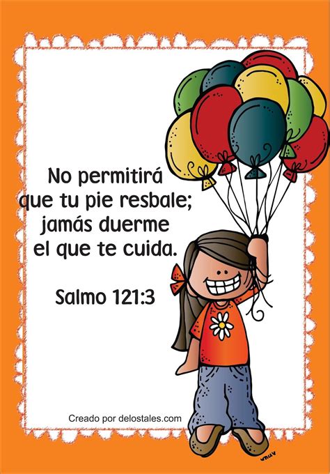 Tu nos levantas De los tales Texto biblico para niños Versículos